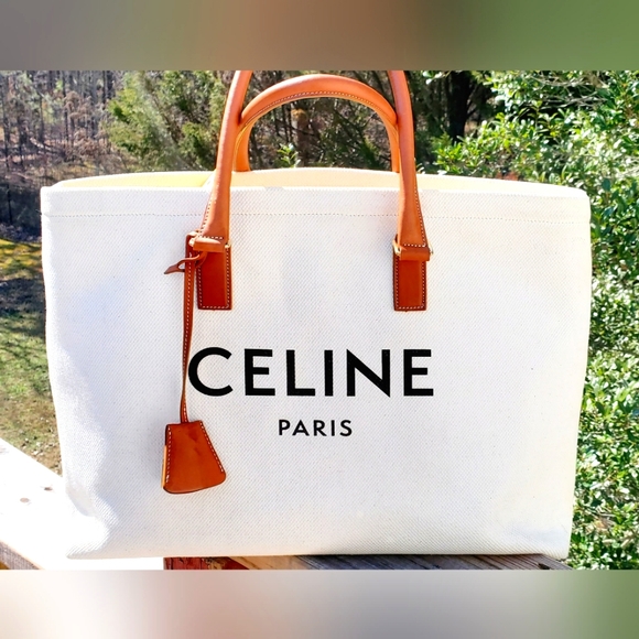 Celine | Bags | Celine White And Tan Womens Bag | Poshmark